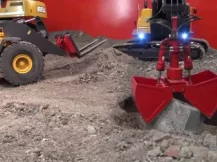 工程遥控模型 模拟建筑工地 遥控挖机拖拉机拖车 合集4