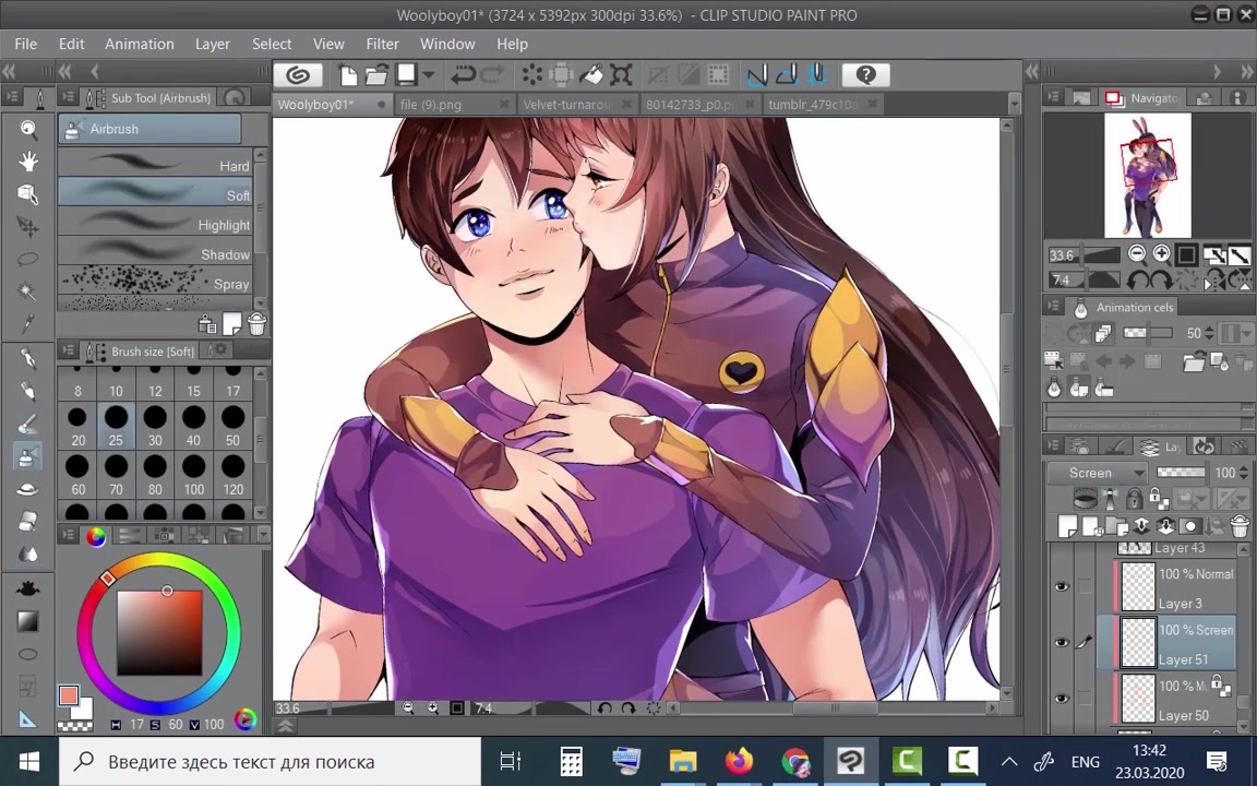 绘画过程CLIP STUDIO PAINT PRO
