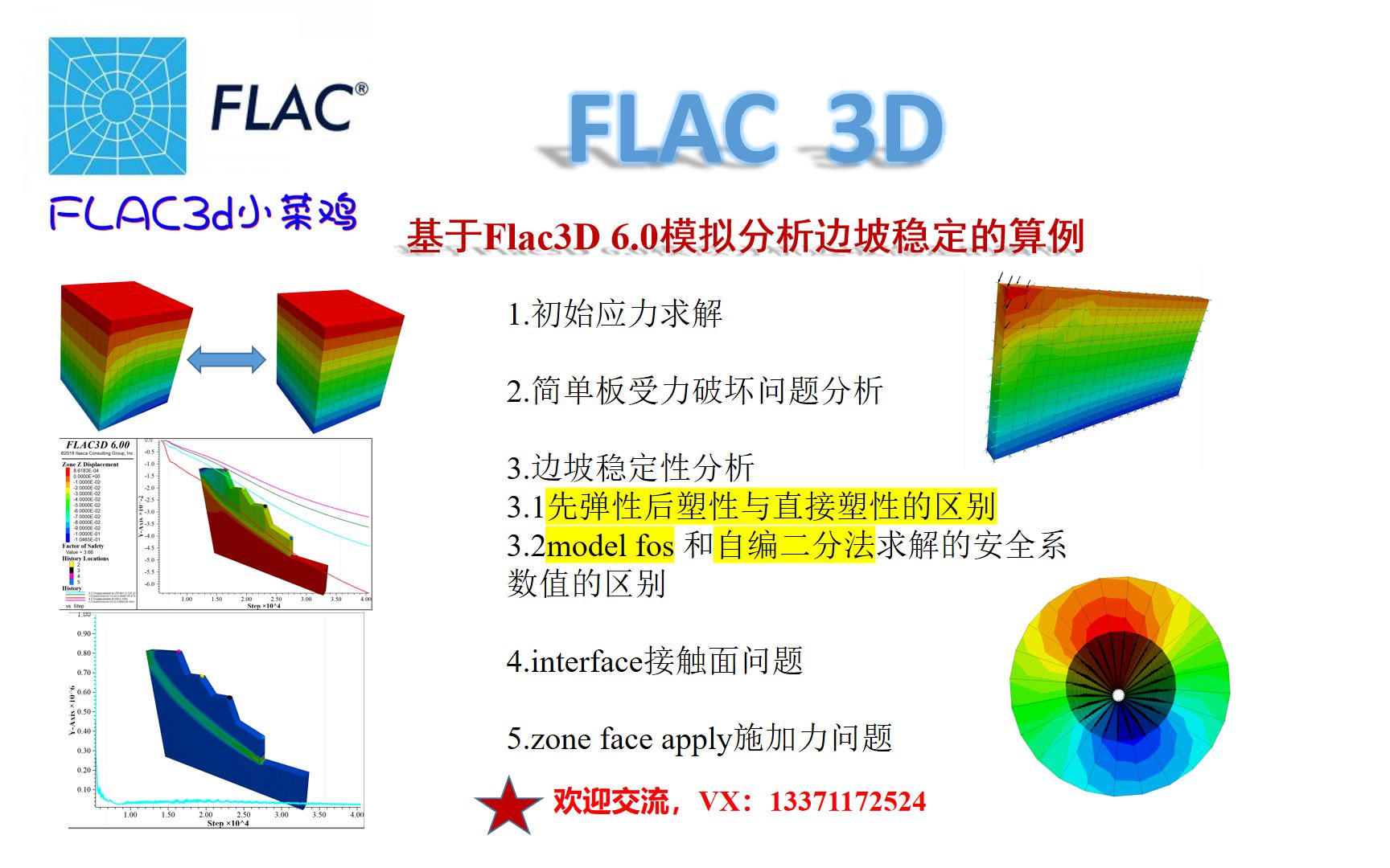 边坡稳定性分析及基本案例介绍