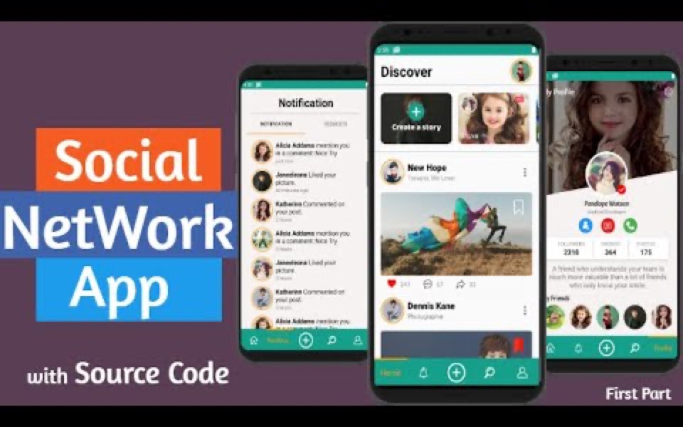 一个社交媒体app开发 Android studio