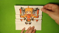 用一张纸手绘迷你世界华乐6次变身升级,简单画画展开好酷好漂亮