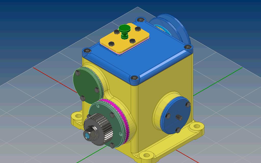 二级减速器运动仿真