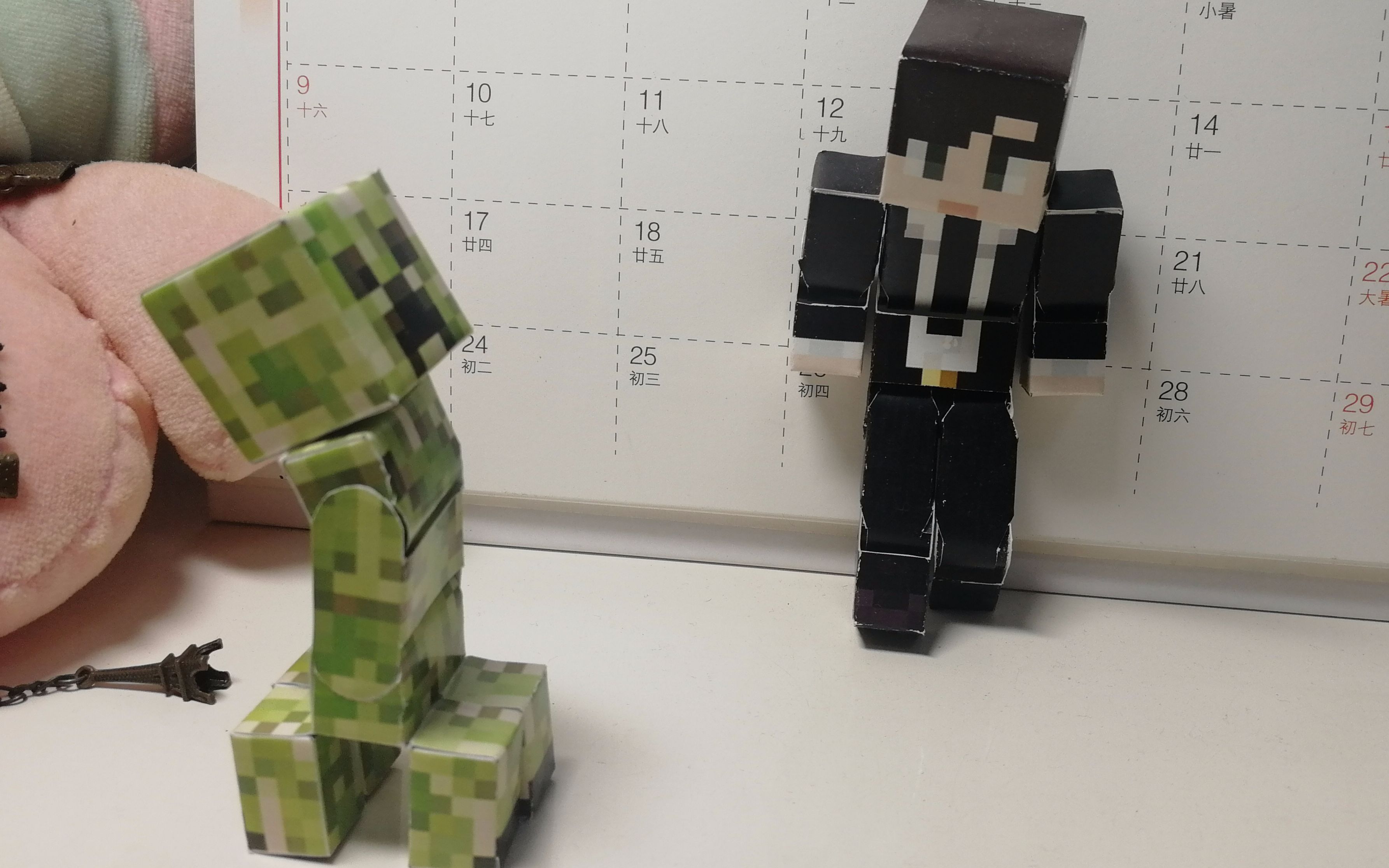 【丝路の纸模教室】十分钟摸一只可动苦力怕