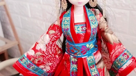 纯手工制作,古装芭比娃娃!