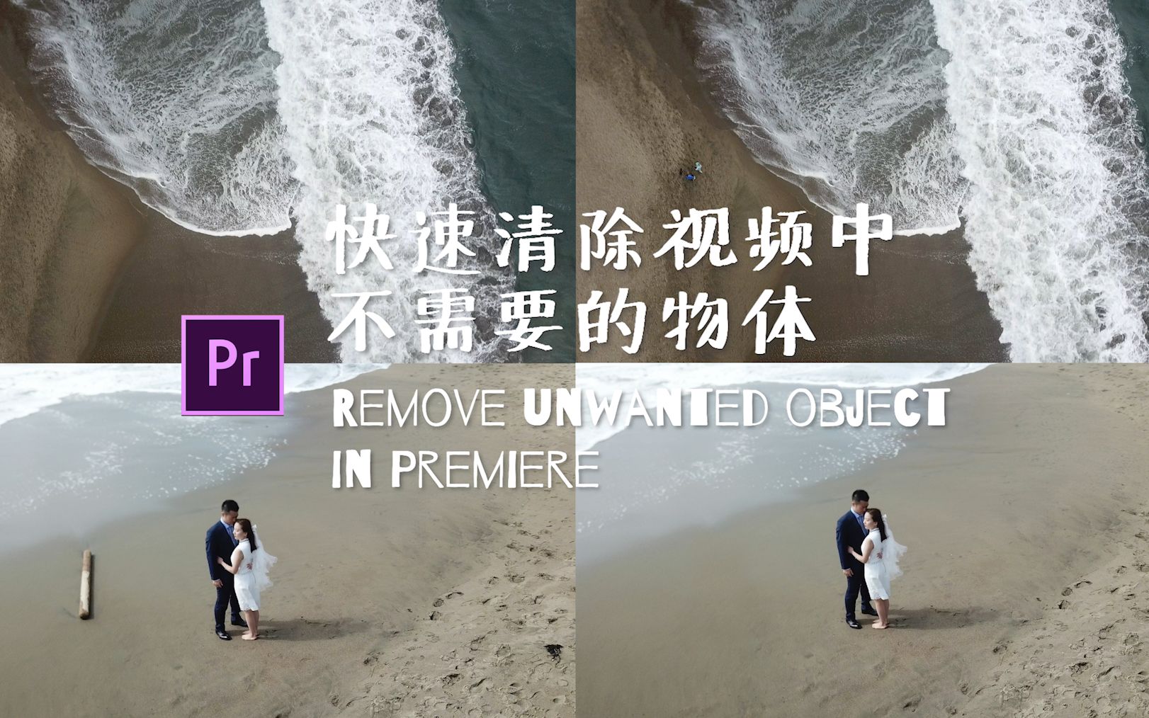 PR Tutorial | 快速清除视频中不需要的物体 | 利用premiere去除画面中...