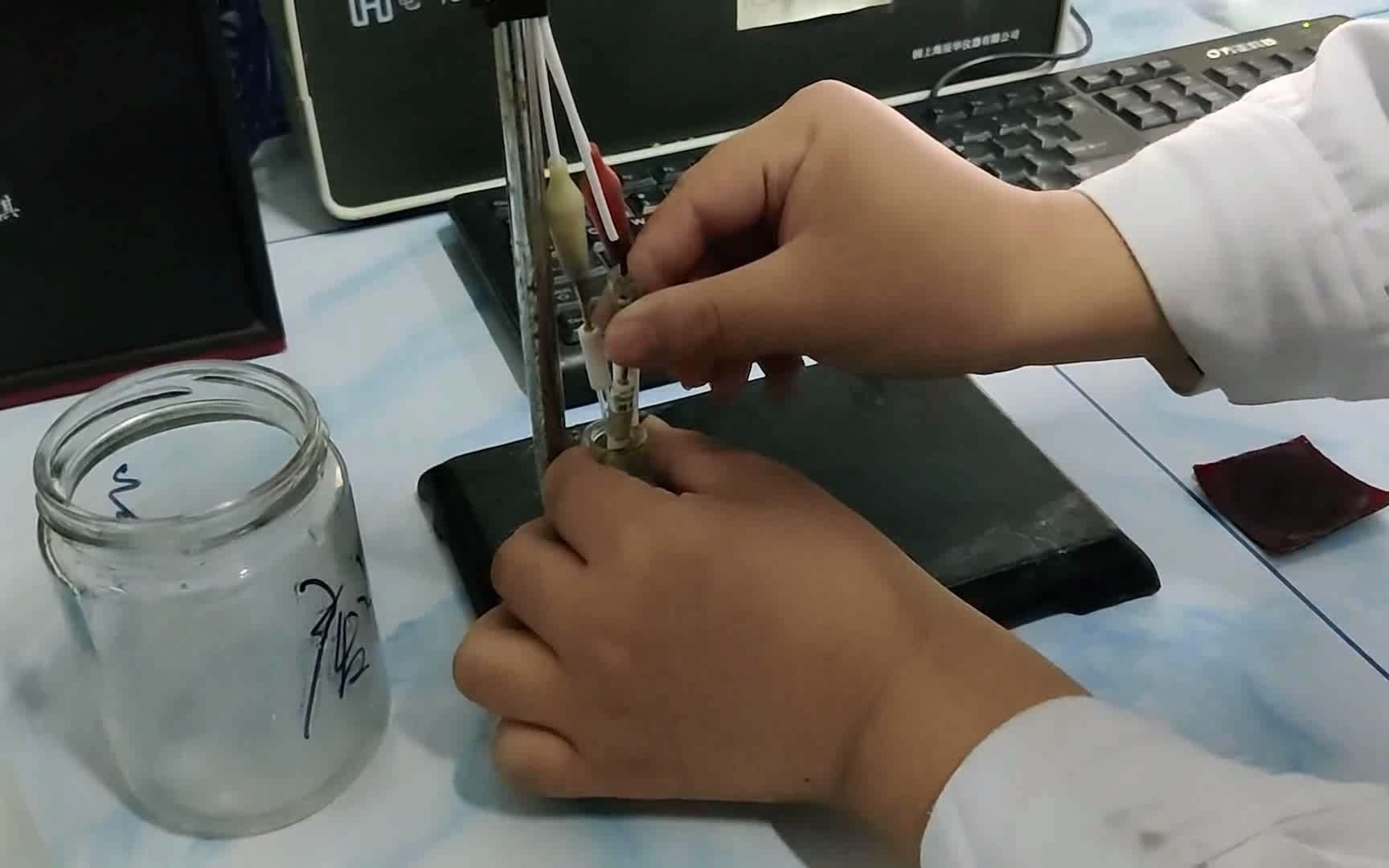 电极打磨制备和电化学工作站使用