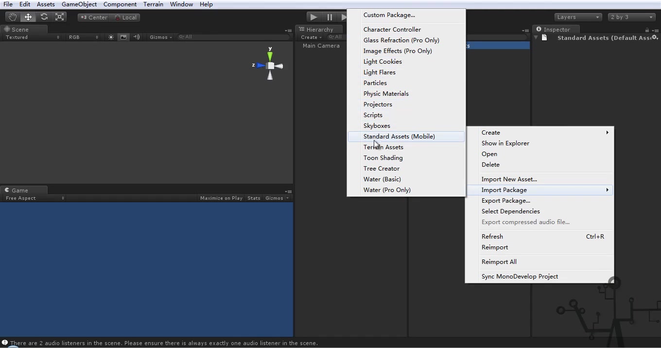 【Unity3d】+Unity3d+公开课005 那些unity3d自带unitypackage的故事...