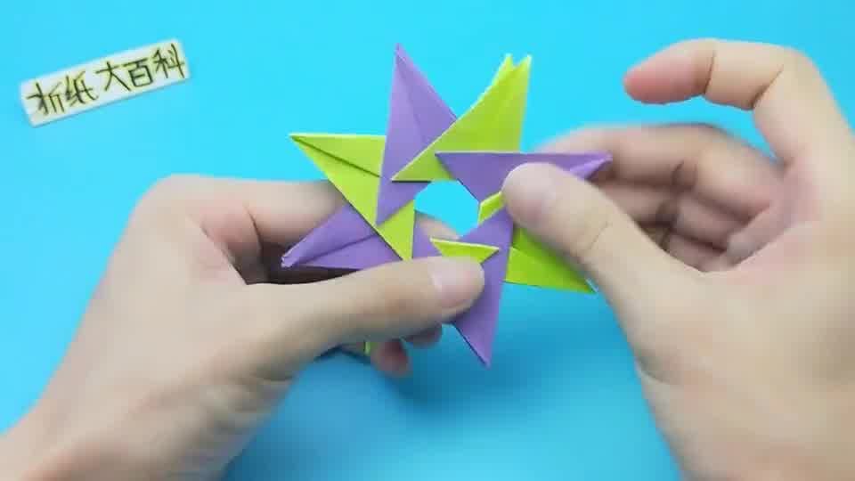 好玩不伤人的飞镖新做法,可以飞得快又远,简单手工折纸