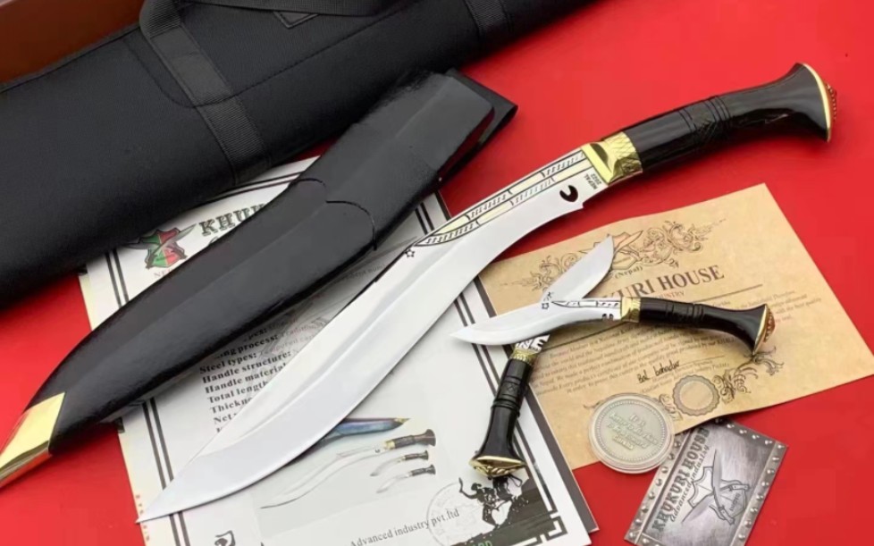 ...军刀中外形最漂亮的一款,兼具了砍、削、刺等功能,华丽与实用兼备