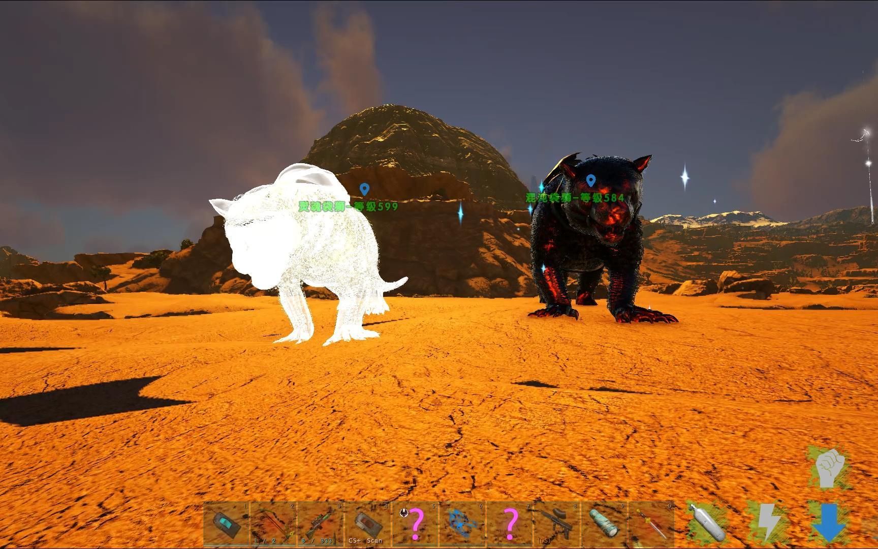 方舟生存进化原始恐惧模组 第三十三期 陆地水下迫击炮 灵魂和混沌袋狮