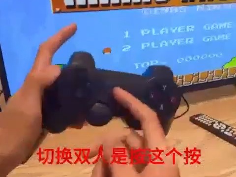 2024家用电视游戏机高清4K无线手柄摇杆双人经典怀旧拳皇FC街机_...