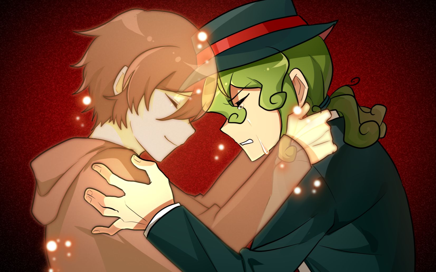 【原创/oc手书】旧友组的拟声拟态眼镜