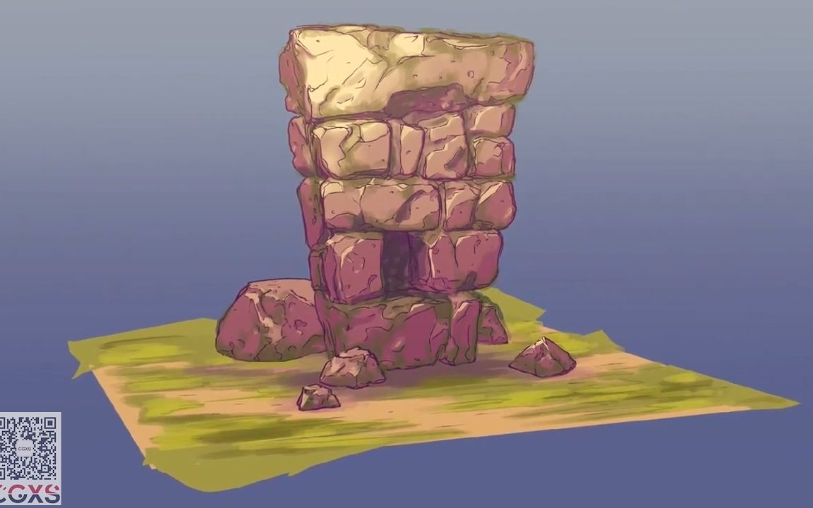 Blender 2.9制作风格化遗迹模型