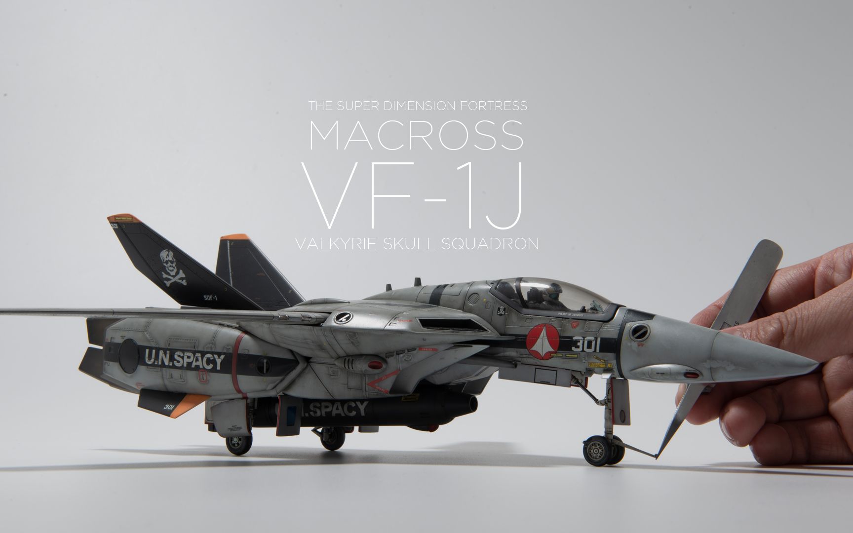 【DM】长谷川1:48 超时空要塞/太空堡垒 VF-1J骷髅中队仕样 | 可曾...
