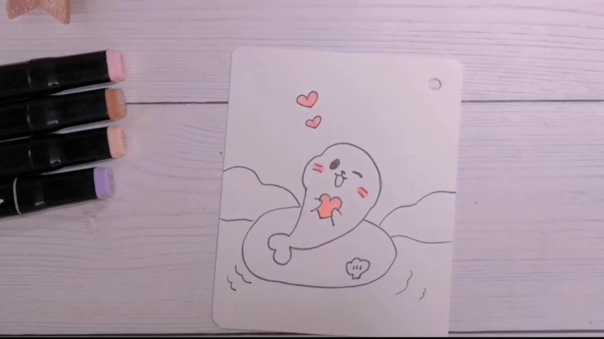 小海豚#画画 #简笔画 #教程