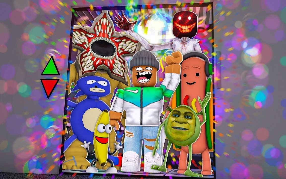 Roblox电梯模拟器:我把杀手顶在了头上!神奇的黑洞里会有什么?