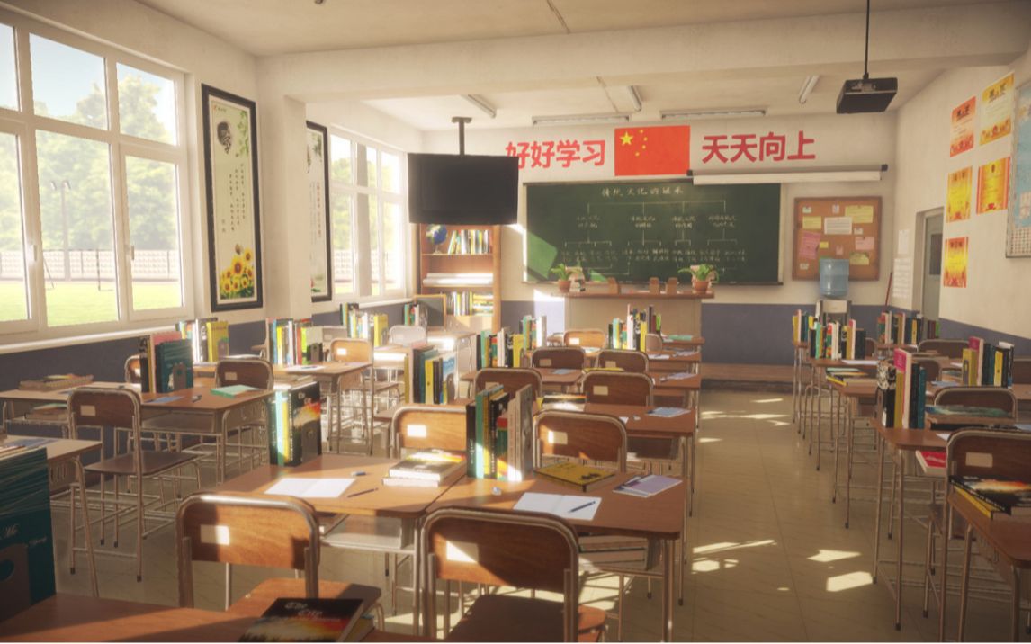 maya教室建模教程:这么你记忆中的教室吗,从零开始教你制作回忆中的...