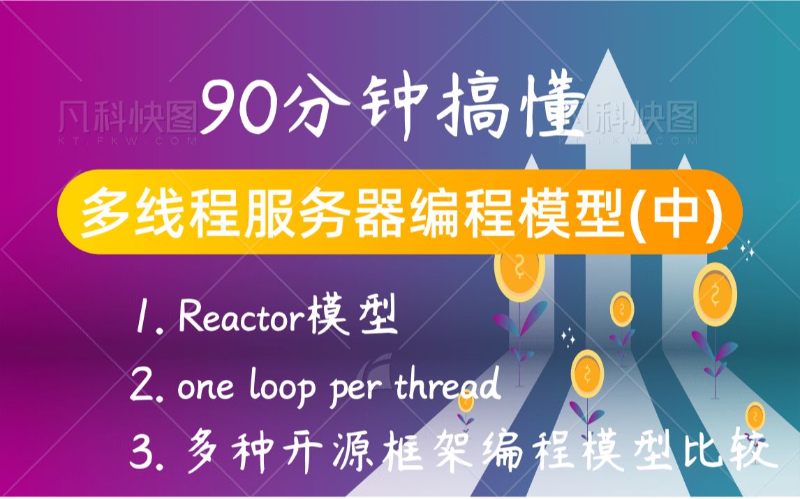 【linux服务器开发】90分钟搞懂多线程服务器编程模型(中) |reactor...