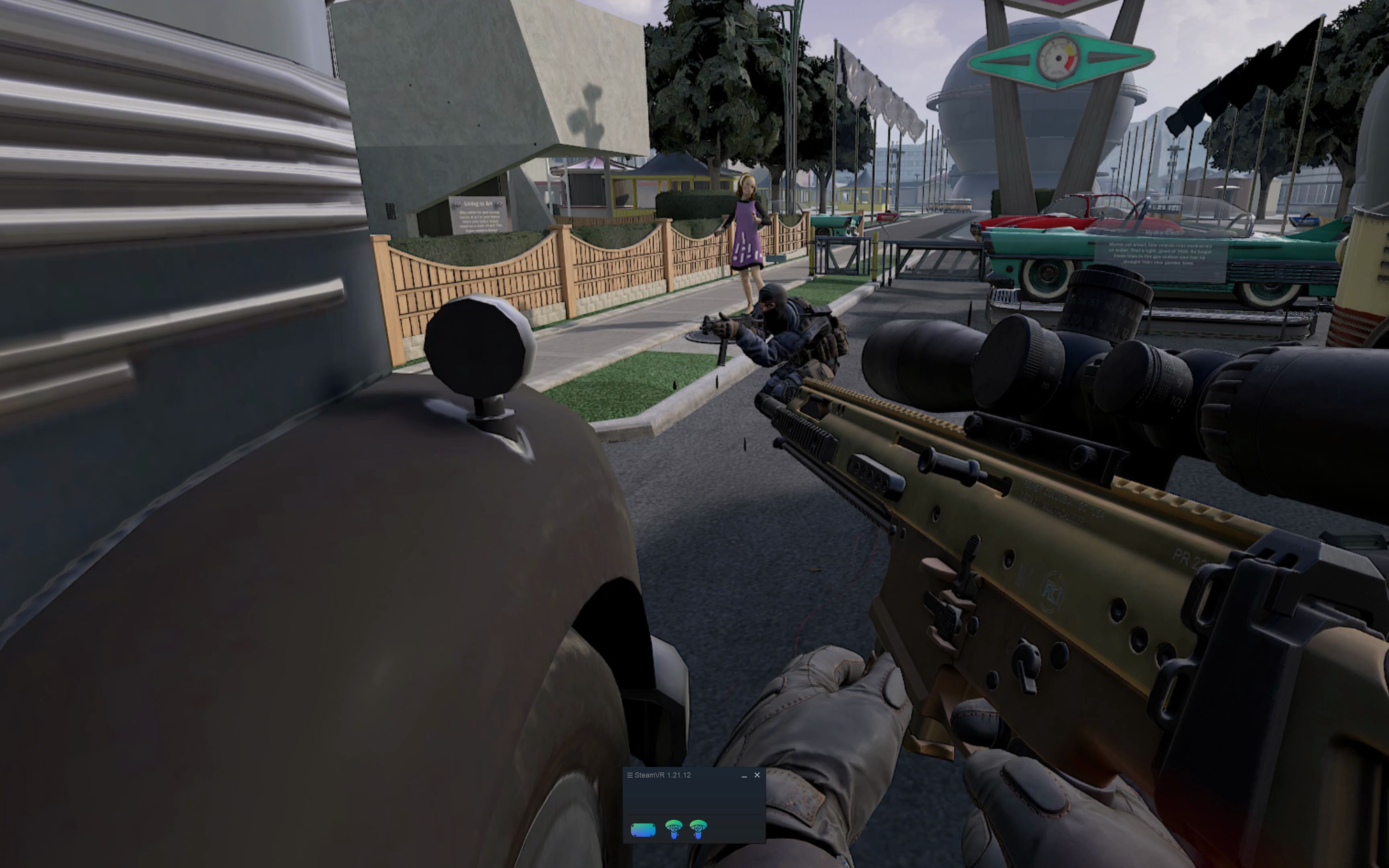 Quest2 《VR反恐精英:巴甫洛夫》Pavlov SteamVR游玩