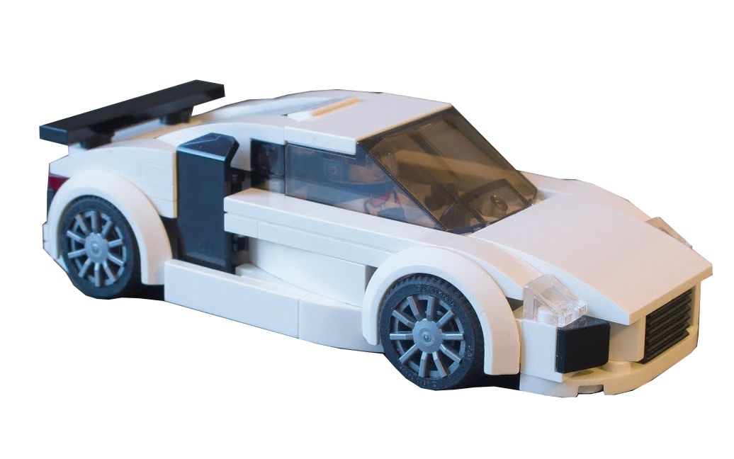 乐高MOC教程 奥迪A8跑车 拼搭指南