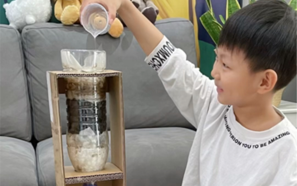 自制简易版净水器,再也不怕家里突然停水了