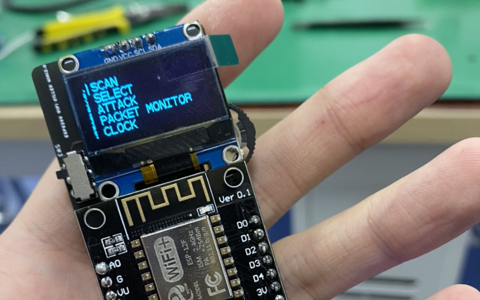 基于ESP8266WIFI杀手(升级版)展示,真的很刑