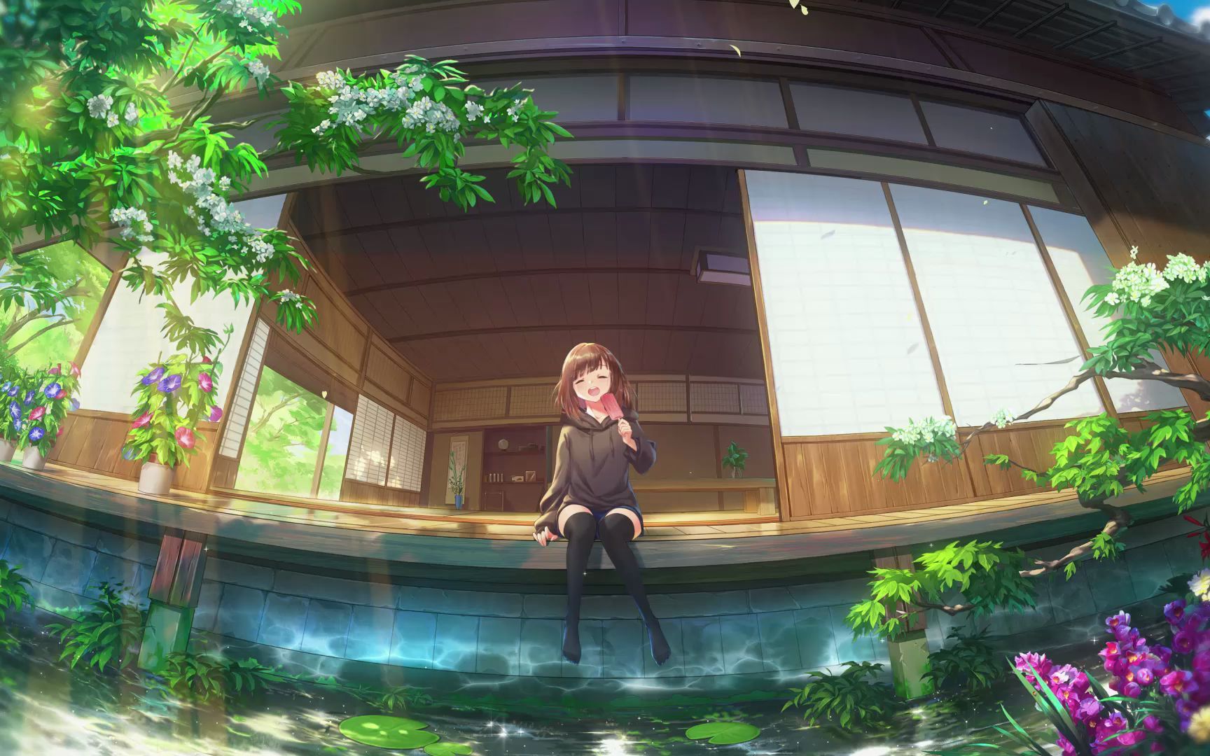 《胡桃日记》登录界面背景动画