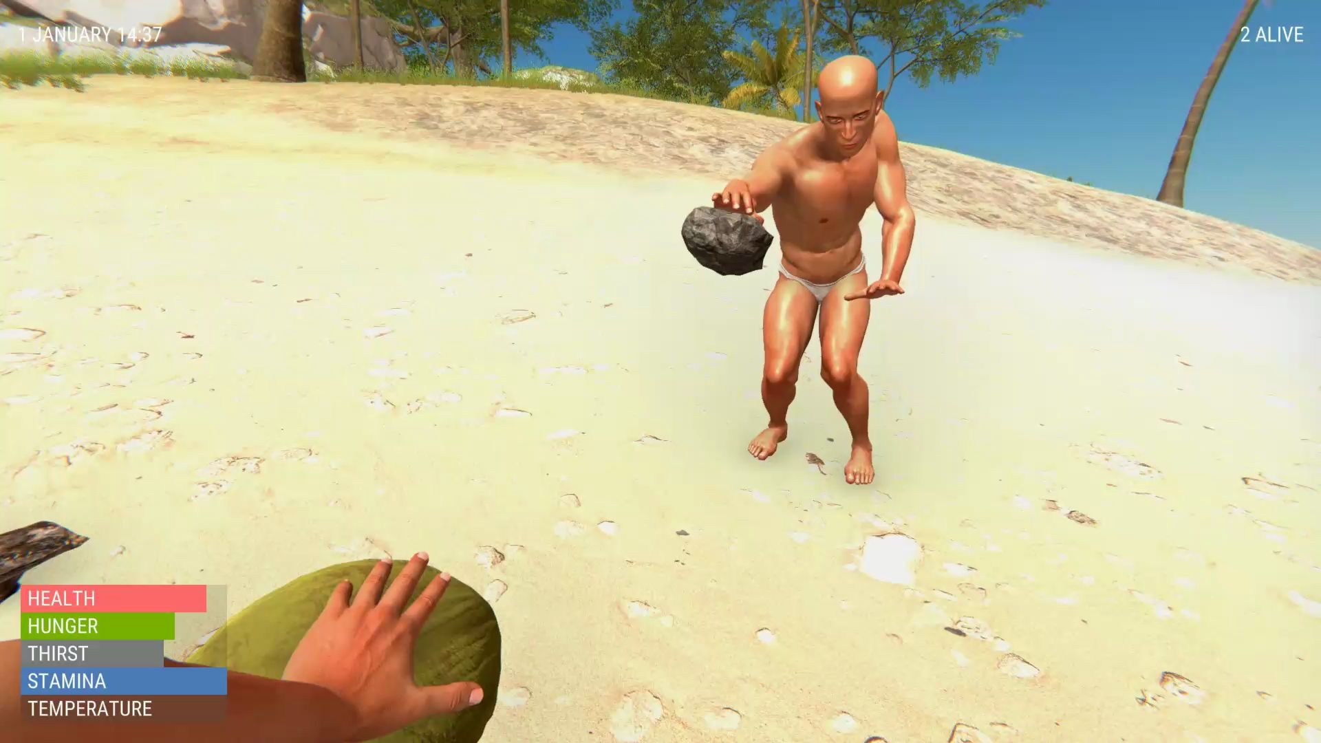 爸爸与儿子的荒岛生存(慎入)手掌模拟器生存Hand Simulator Survival—...