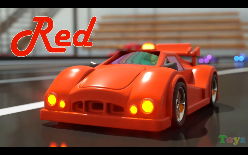 幼儿早教动画片 赛车动画 小火车制作赛道帮助小汽车完成比赛