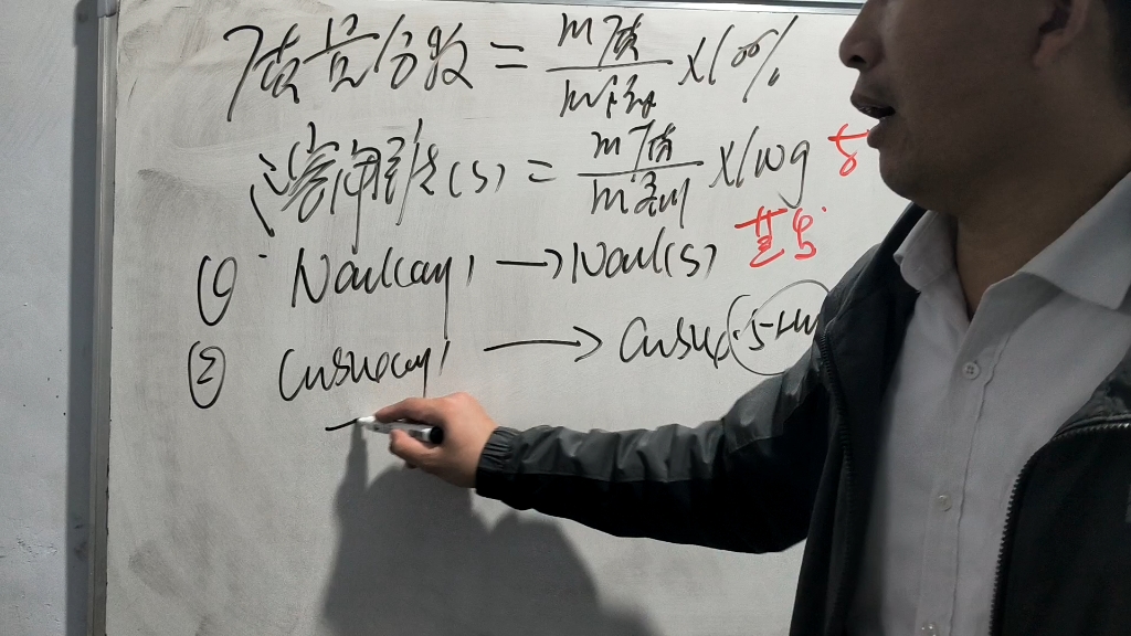 必修一第二章物质的量浓度前奏溶解度和质量分数(5)