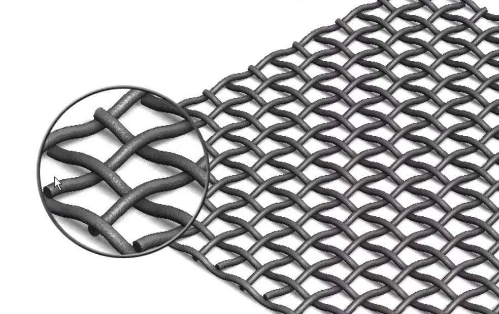 179 Solidworks 3D建模-如何在中设计钢丝网