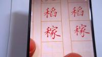 张硬笔书法2020.11.23第十 三课(4):禾字旁列字、秋和积秘种稻稼秧,...