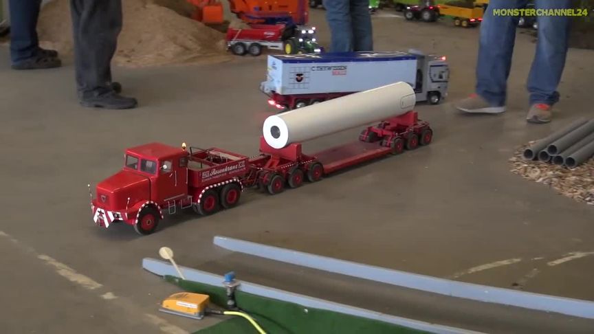 国外令人惊叹的工程机械比例模型。