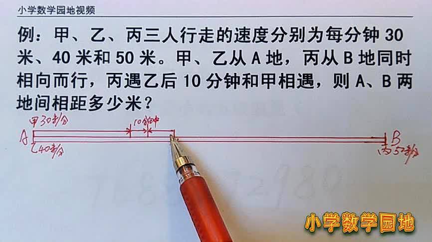 小学数学四升五年级课堂 画图分析法在行程问题里的作用无可替代