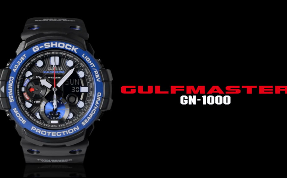CASIO G-SHOCK GULFMASTER GN-1000 product video