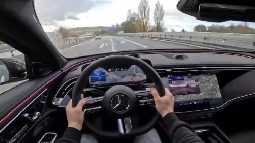 50万了新款奔驰E级48伏轻混气炸肺退车不要了