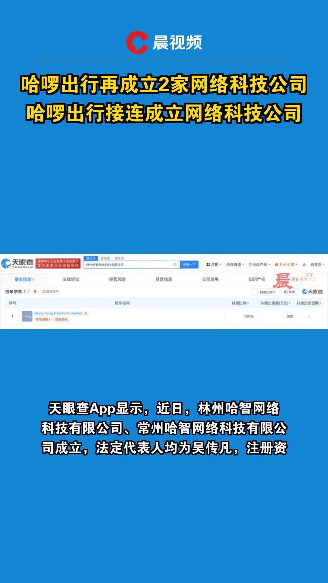 哈啰出行再成立2家网络科技公司哈啰出行接连成立网络科技公司