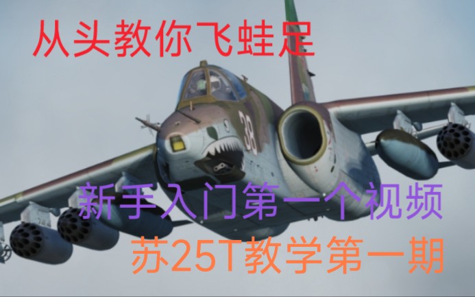 DCS 入门 模拟飞行 苏25T基础教学第一期下载完成要干什么 认识仪表 ...