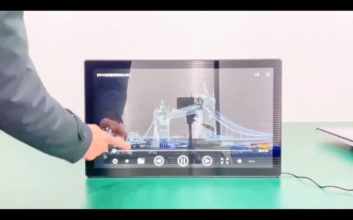 广泛适用于不同的机柜嵌入式安装使用的电容屏工控一体机