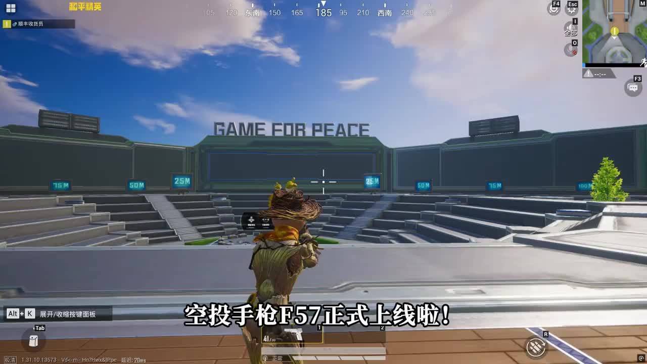 ...秒伤破500,开镜压枪稳如激光枪! #和平精英高清模拟器 #和平精英 #...