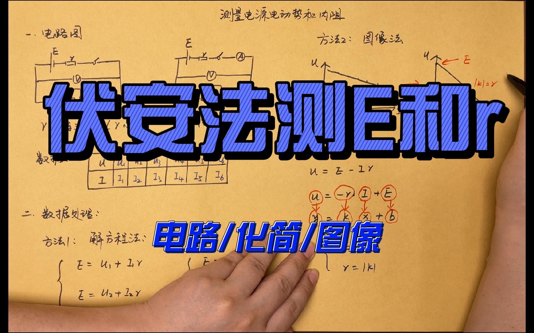 测量电源电动势和内阻(01伏安法)