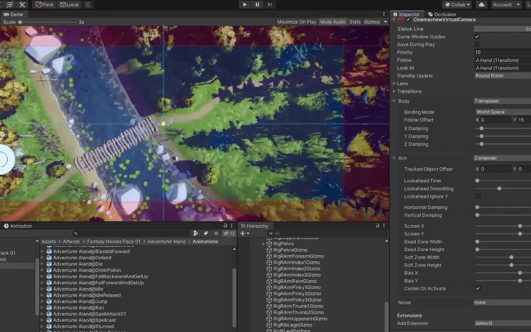 [相机跟随]使用Cinemachine制作相机跟随(Camera follower)