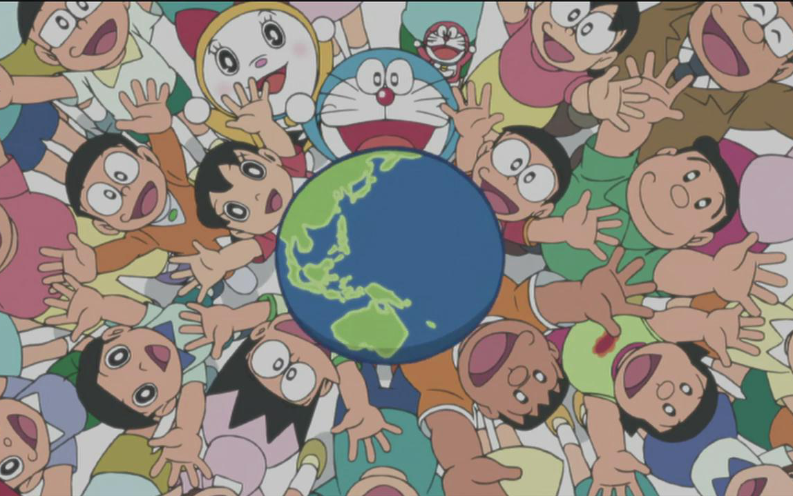 不同语言版本的《实现梦想的多啦a梦》