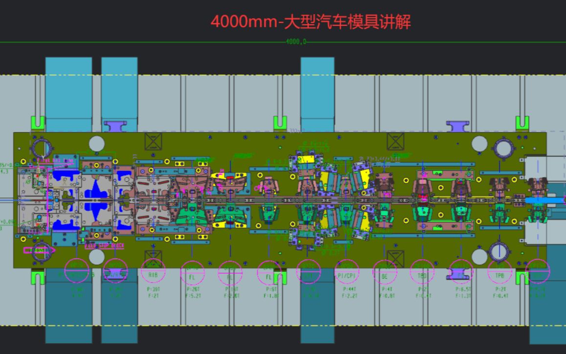 大型汽车冲压模具结构设计讲解