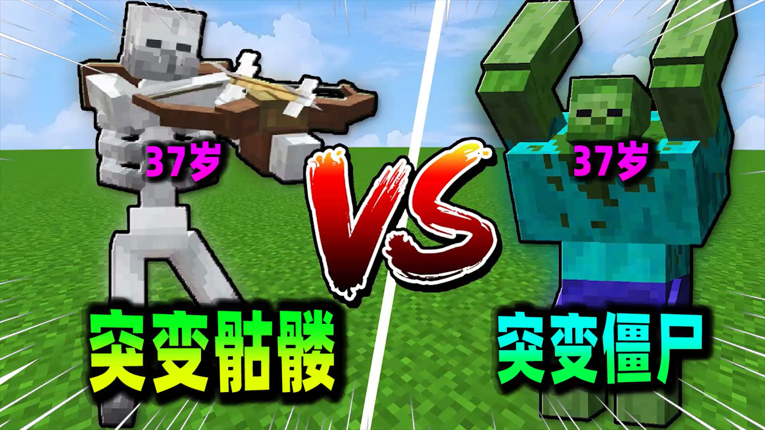 我的世界:不同年龄的骷髅VS僵尸,谁更强呢?_哔哩哔哩bilibili_我的世界...
