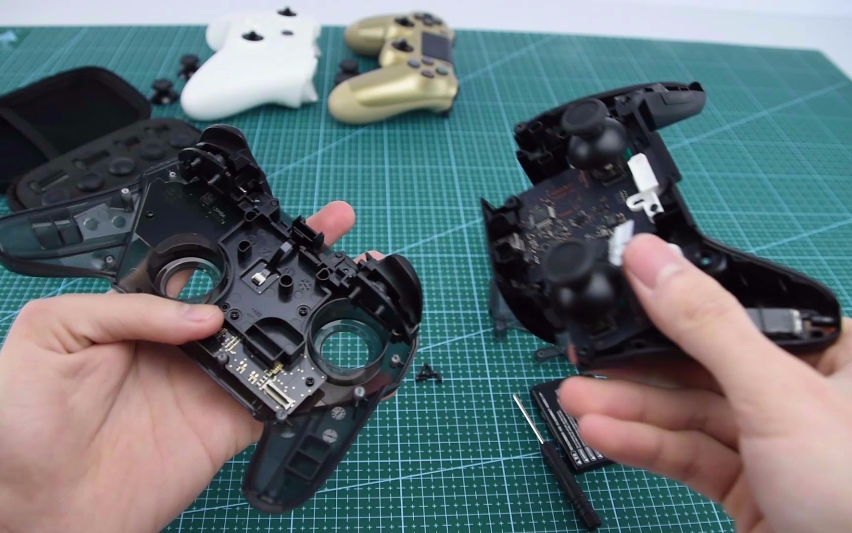 普通手柄也能变精英(SwitchPro手柄可替换摇杆装配教程)