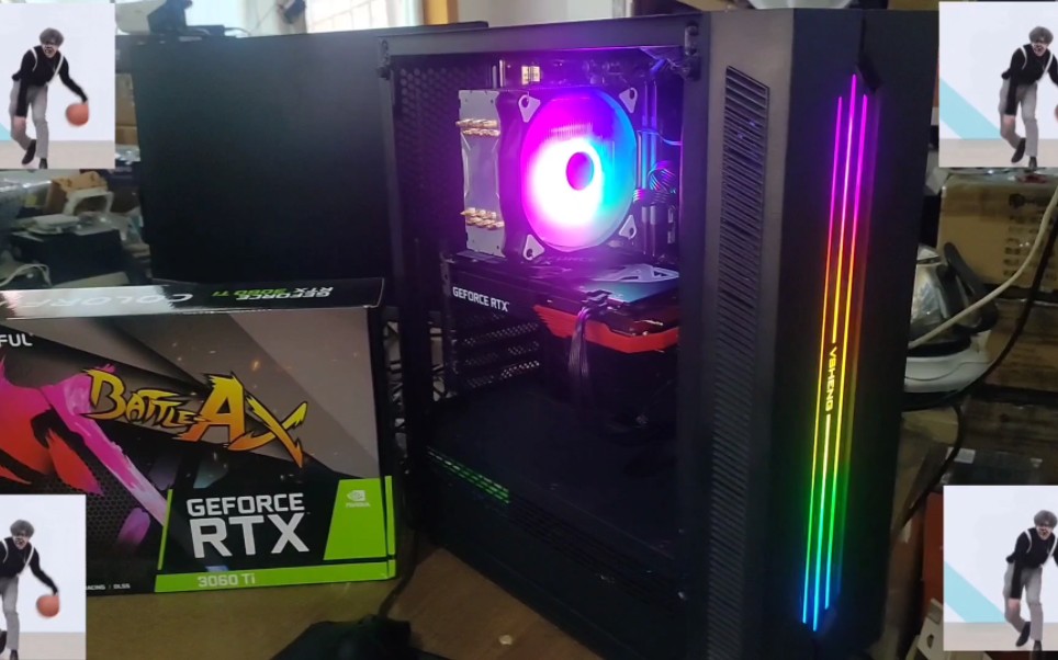 粉丝装机 预算5800 i5 12400F+RTX3060TI 2K全特效 测试永劫无间,吃...