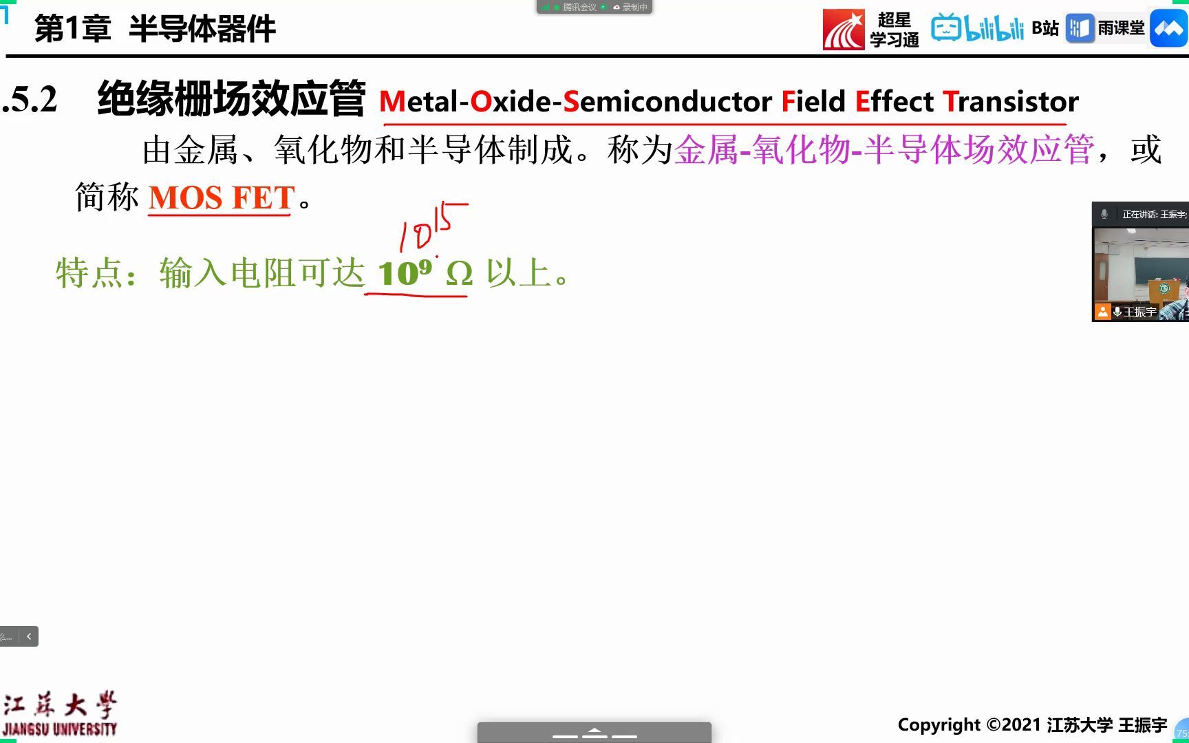 1.5.2 绝缘栅型场效应管(MOSFET)