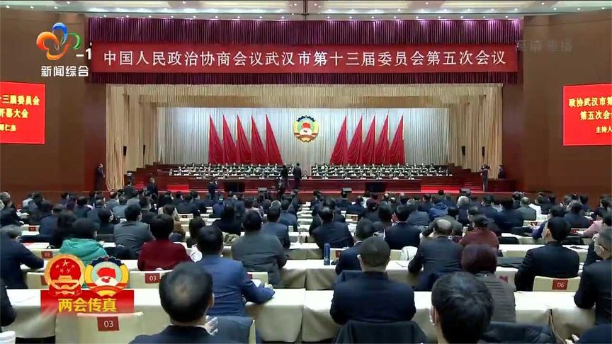 政协武汉市第十三届委员会第五次会议开幕