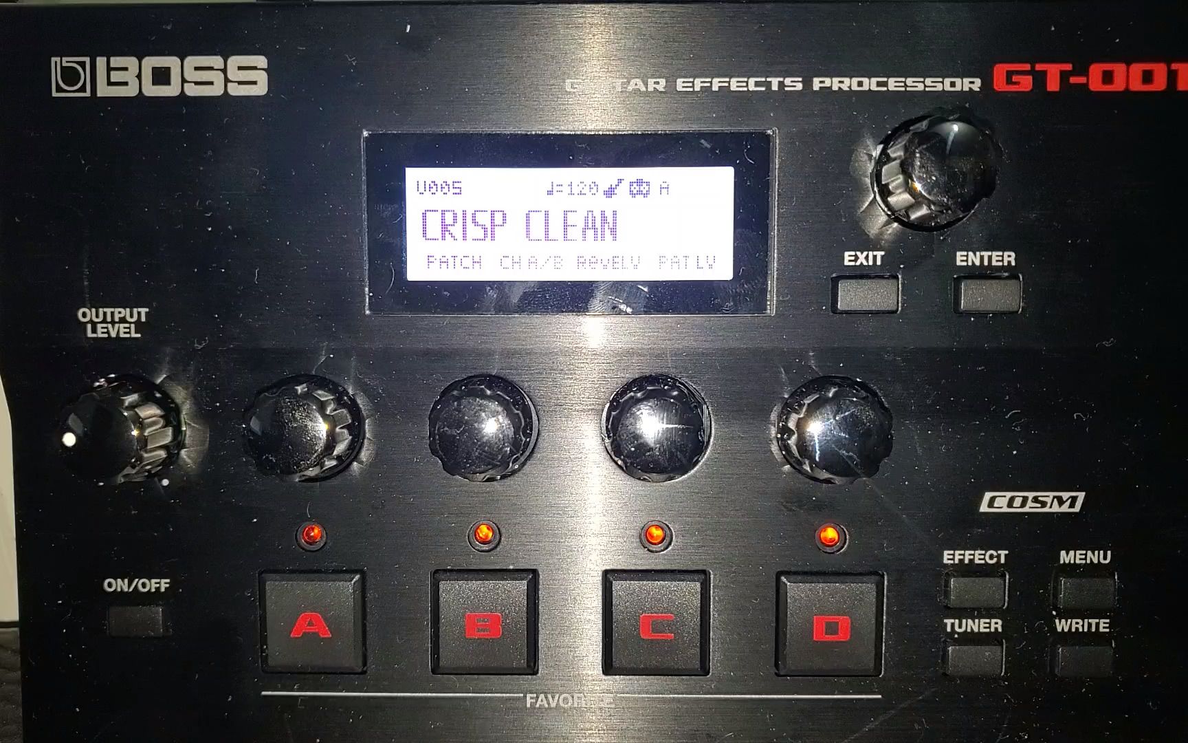 BOSS GT-001吉他综合效果器考古